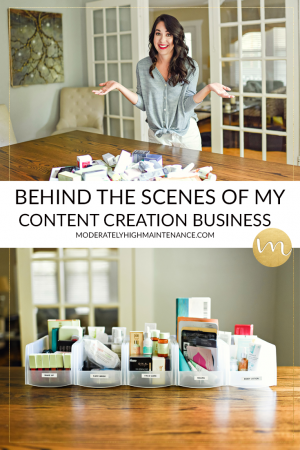 Behind the Scenes of my Content Creation Business | Moderately High ...